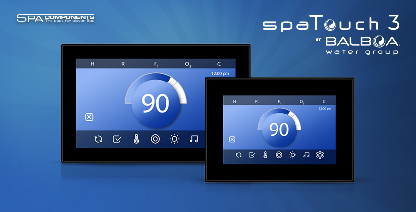 Nový dotykový ovládací panel SpaTouch3™ - Spa-Components